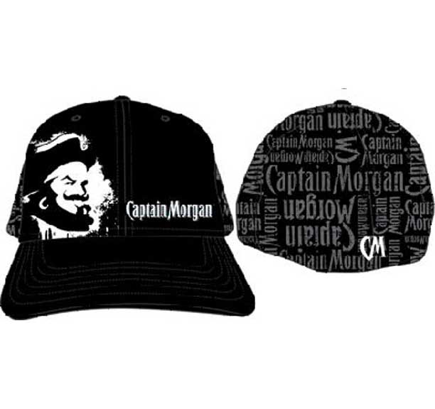 Captain Morgan Hat-Embroidered Logo-Cool Tees-Funny T-Shirts Captain Morgan Hat-Embroidered Logo-Cool Tees-Funny T-Shirts